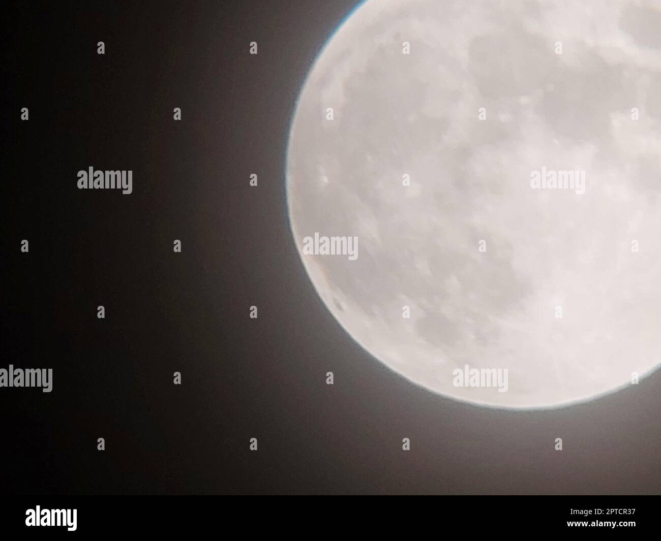 Night moon close-up on a the sky Stock Photo - Alamy