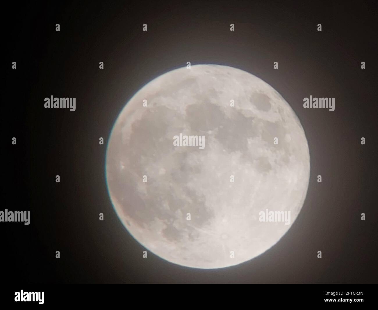 Night moon close-up on a the sky Stock Photo - Alamy