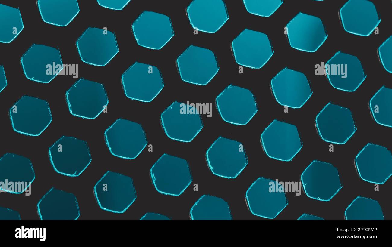 Grid with ventilation holes of computer air cooling system. abstract ...