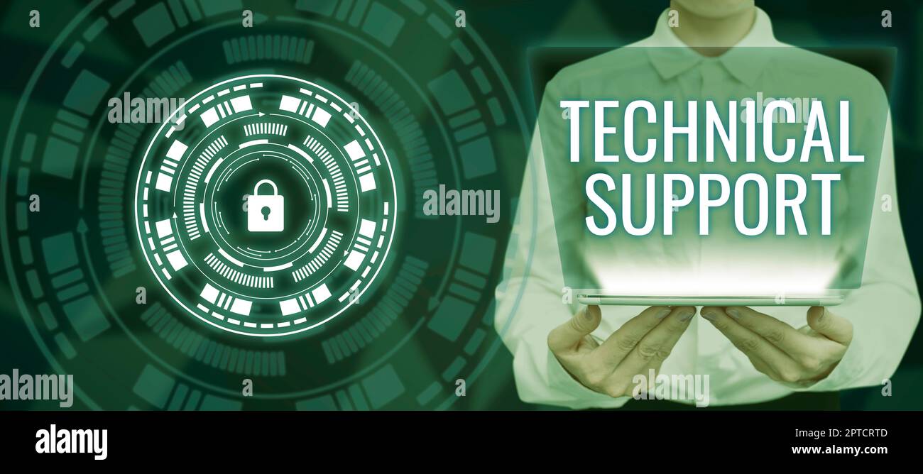 Inspiration showing sign Technical Support, Business showcase a service ...