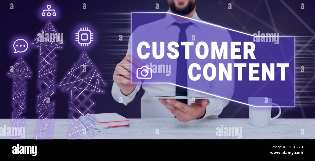 Writing Displaying Text Customer Content Word Written On Customers Are Devoted To A Company S