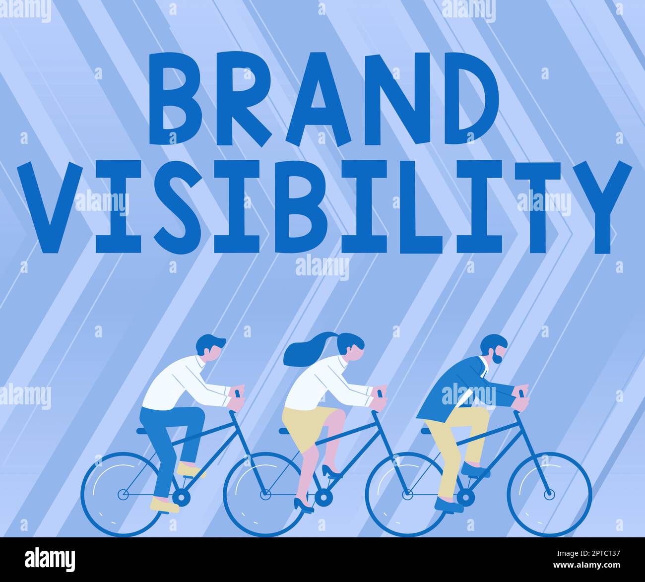 Writing displaying text Brand Visibility, Business overview dividing ...