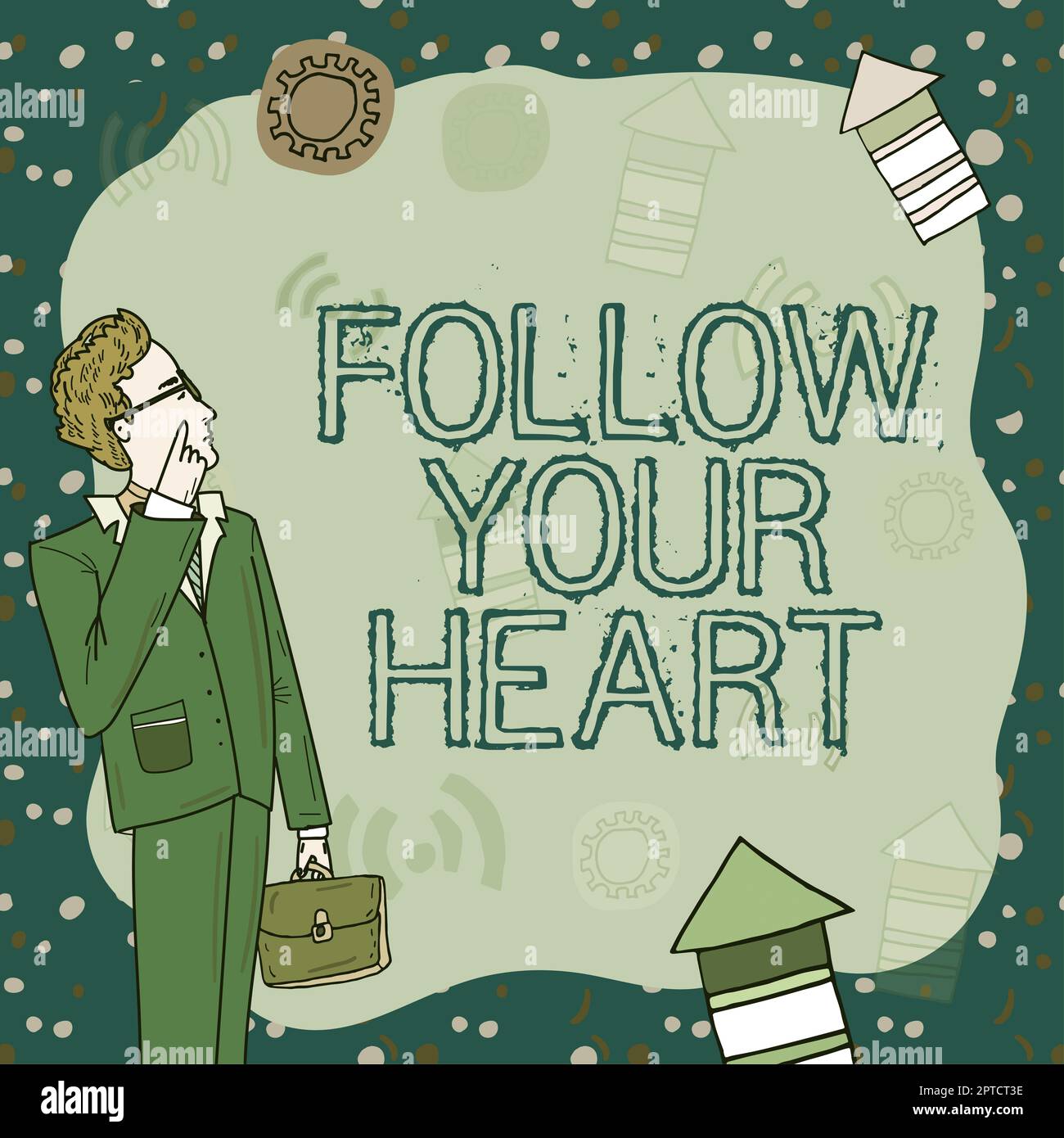 Inspiration showing sign Follow Your Heart, Business concept Motivation ...