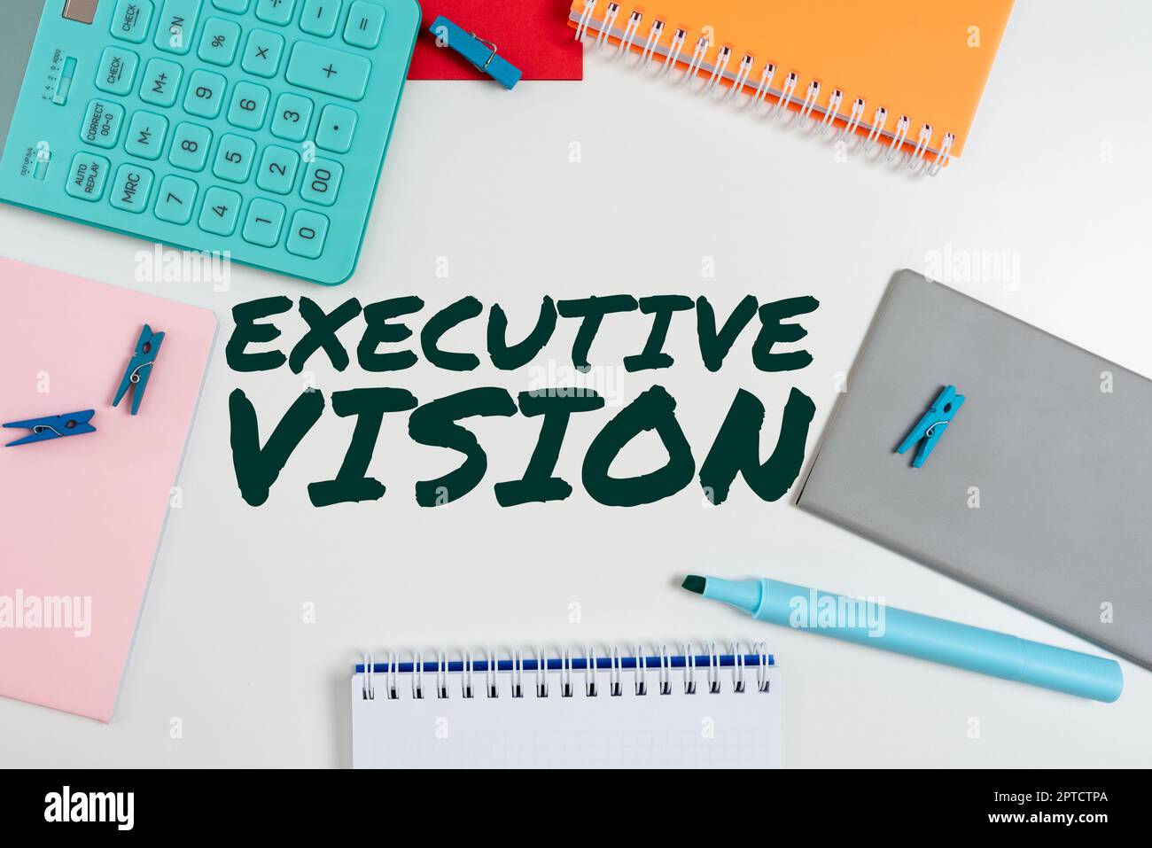 Writing displaying text Executive Vision, Internet Concept inspires ...