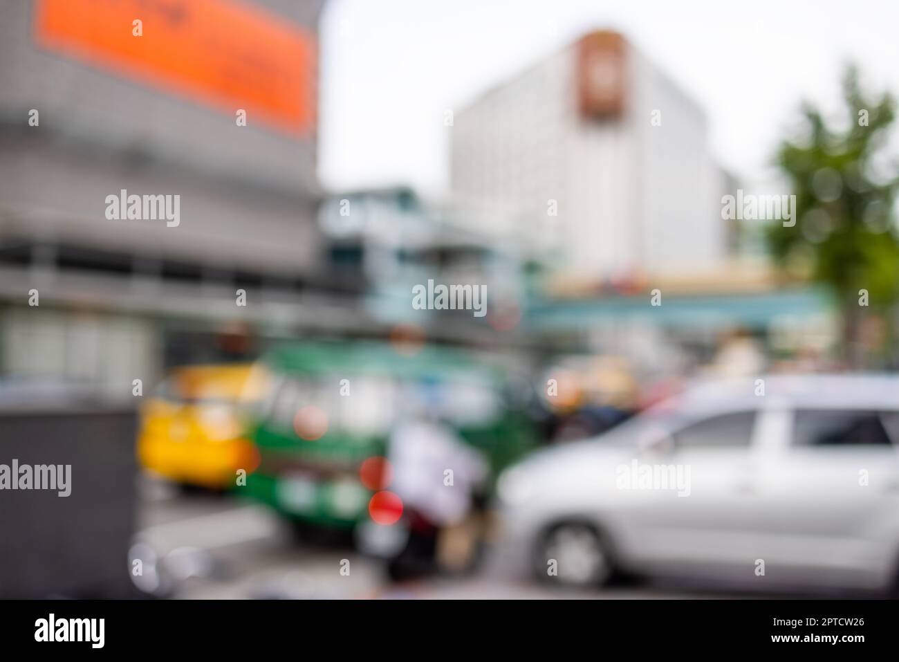 Blur view of Taipei city street Stock Photo - Alamy