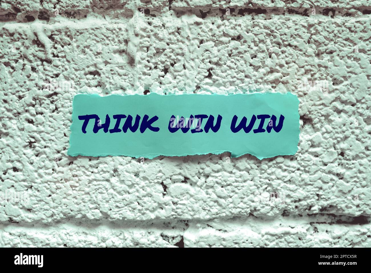 Inspiration showing sign Think Win Win, Concept meaning Business ...