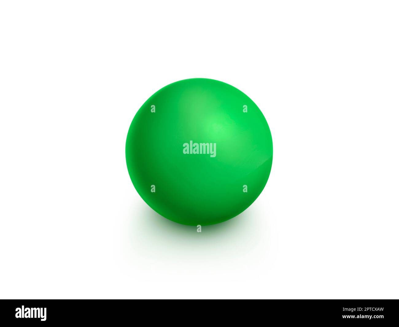 Green spheres Isolated on white background. 3D render Stock Photo - Alamy