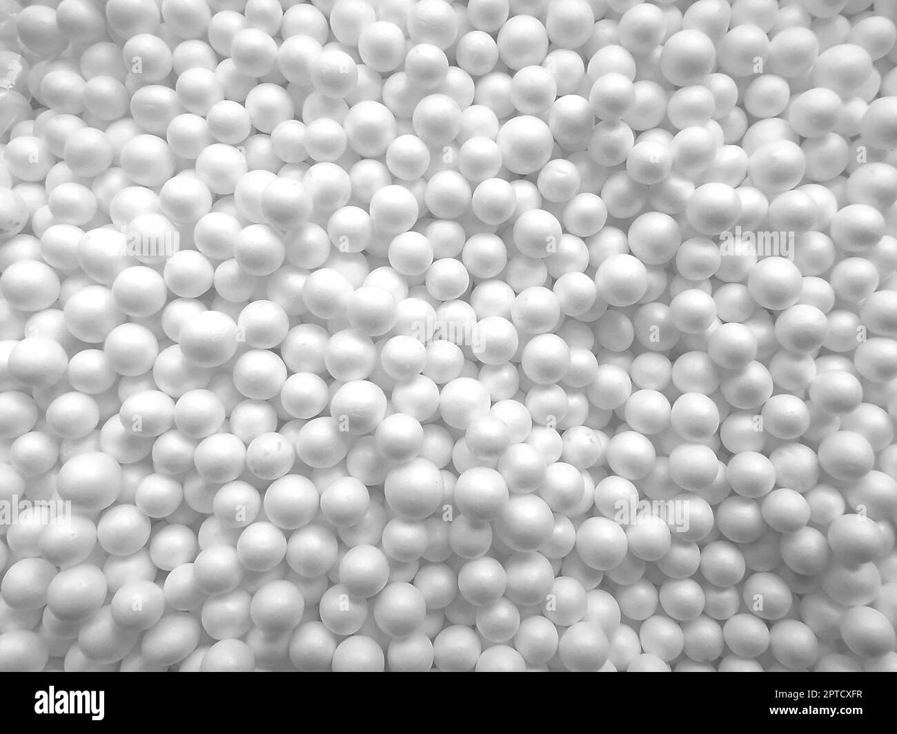 Background of white circle styrofoam ball pattern texture foam surface ...