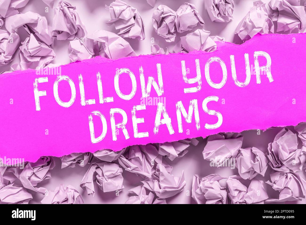 Conceptual caption Follow Your Dreams, Business idea motivational and ...