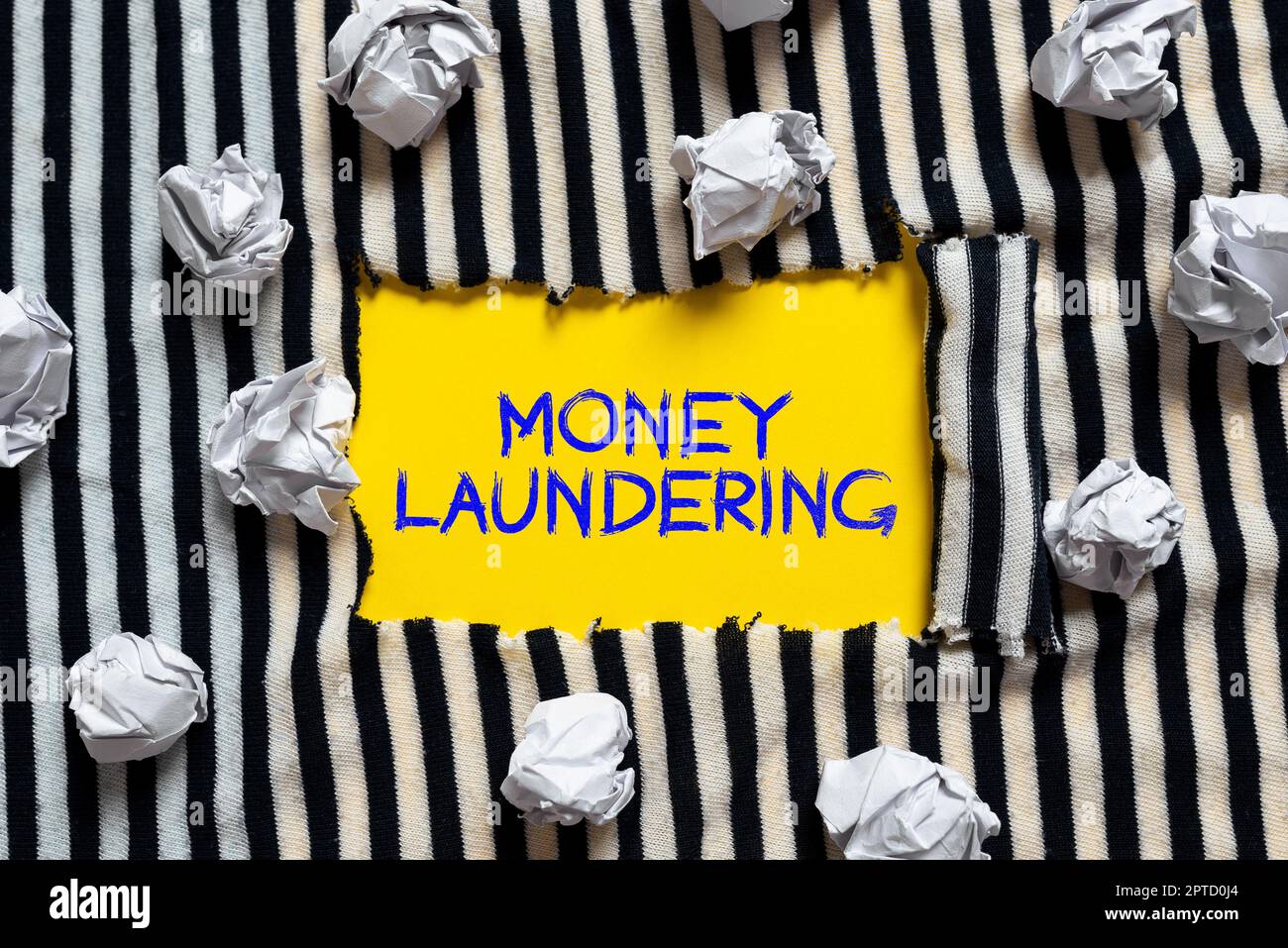 Sign displaying Money Laundering, Business showcase periodic amount ...
