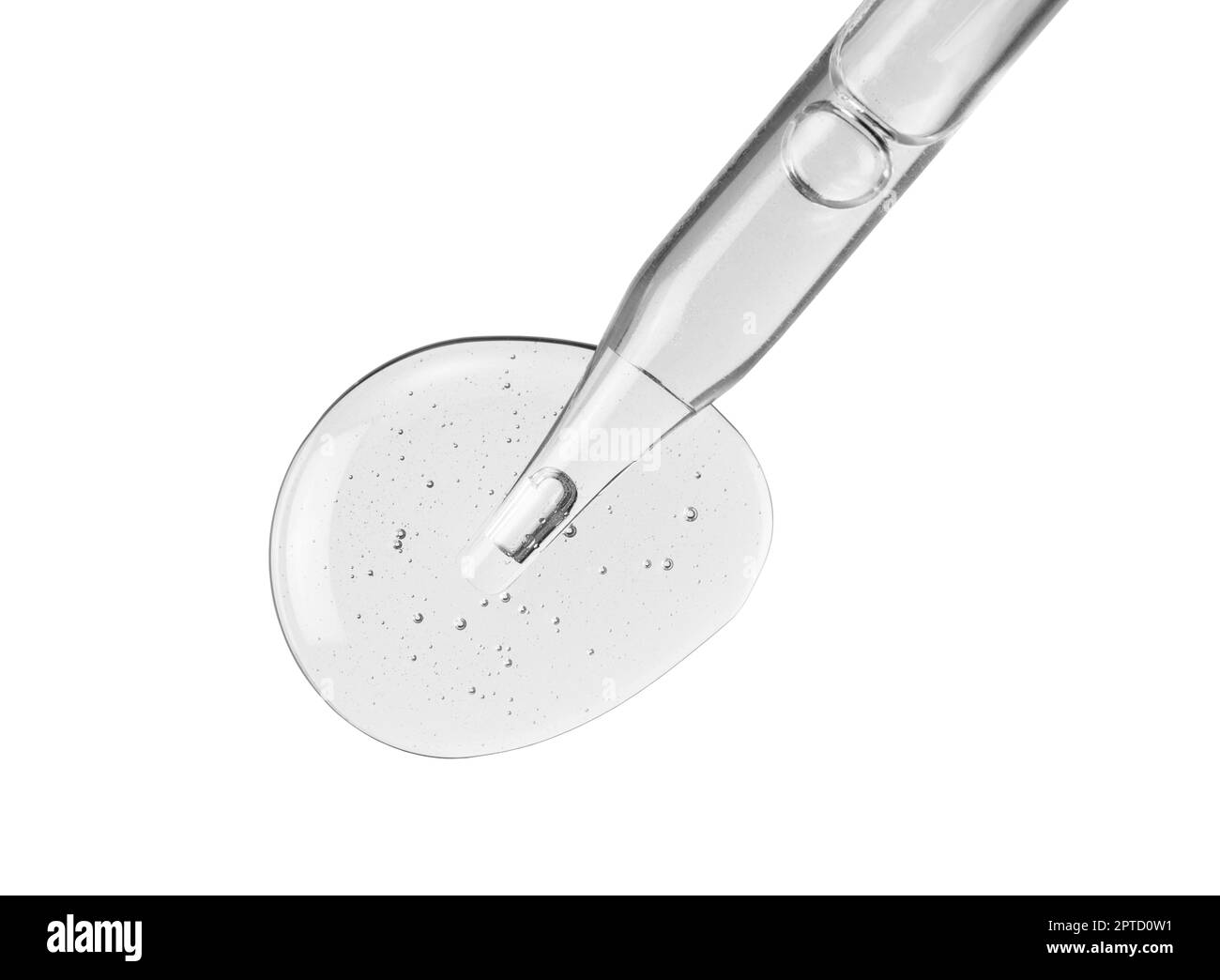 Clear liquid gel or serum on white background. Beauty image Stock Photo ...