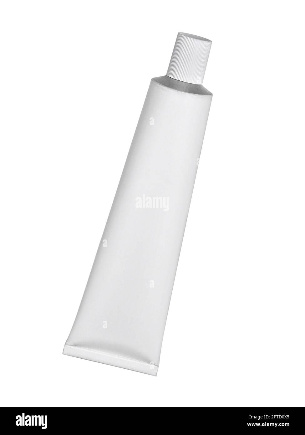 Aluminum cream white tube isolated on white background Stock Photo - Alamy