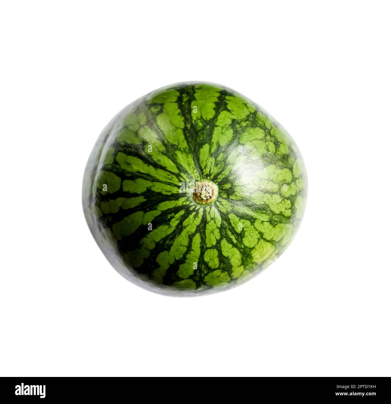 Whole fresh watermelon isolated on white background Stock Photo - Alamy