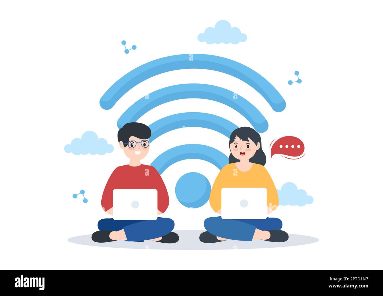 Intranet Internet Network Connection Technology to Share Confidential ...