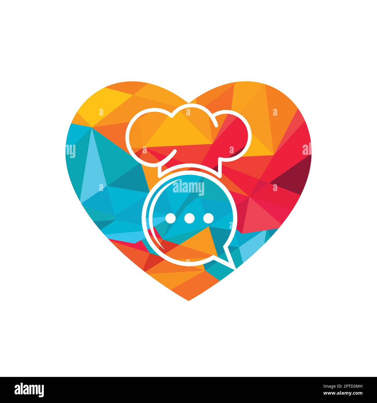 Chef talk vector logo design. Illustration of hat cooker and chat ...
