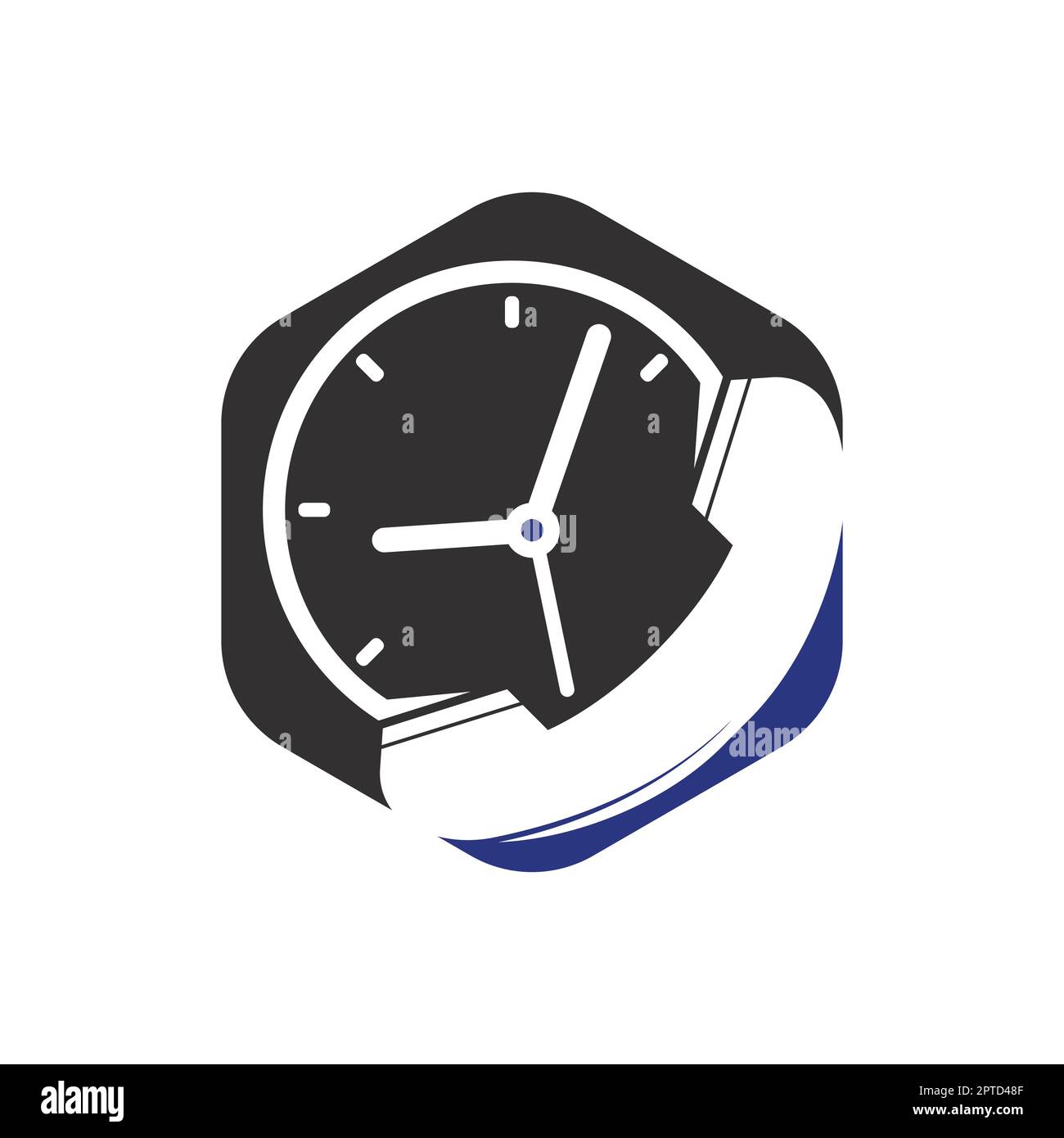 Call time vector logo design template. Support and service logo concept ...