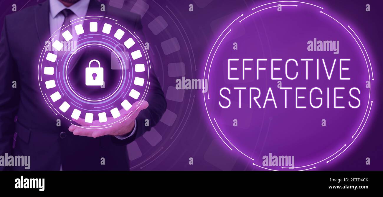 Inspiration showing sign Effective Strategies, Business concept Sound ...