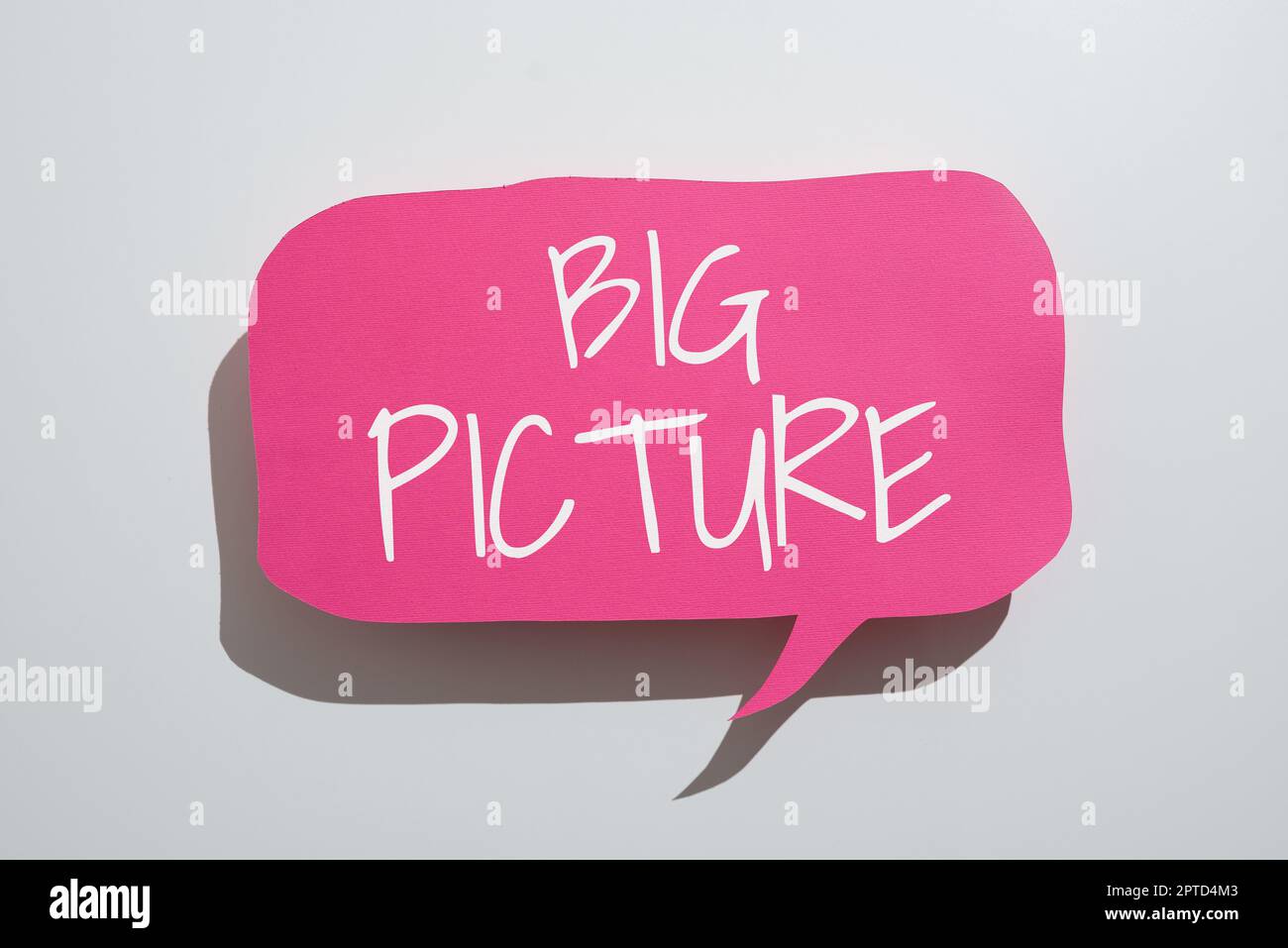Handwriting text Big Picture, Concept meaning most important facts ...