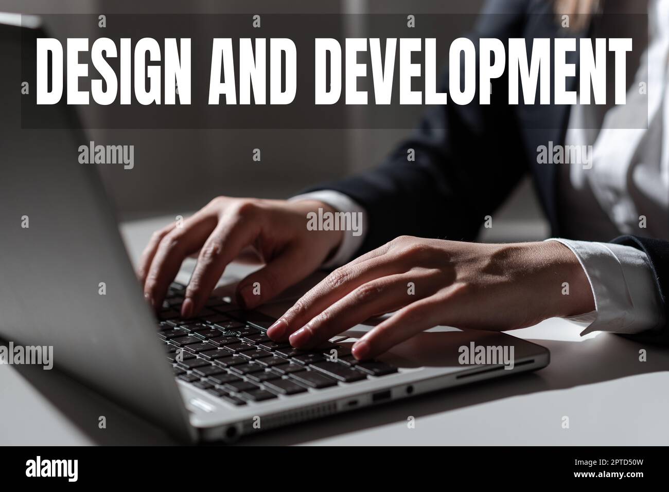 Sign displaying Design And Development, Internet Concept Defining the ...