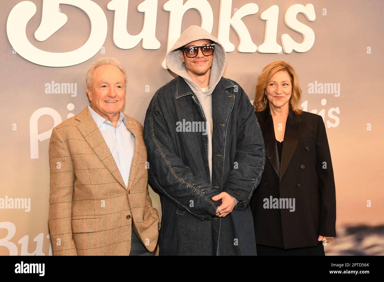 New York, USA. 27th Apr, 2023. Lorne Michaels, Pete Davidson and Edie ...