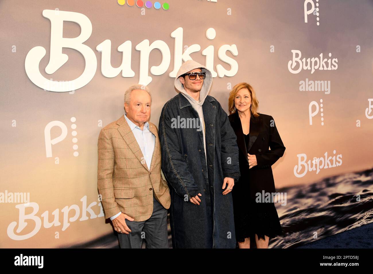 New York, USA. 27th Apr, 2023. Lorne Michaels, Pete Davidson and Edie ...