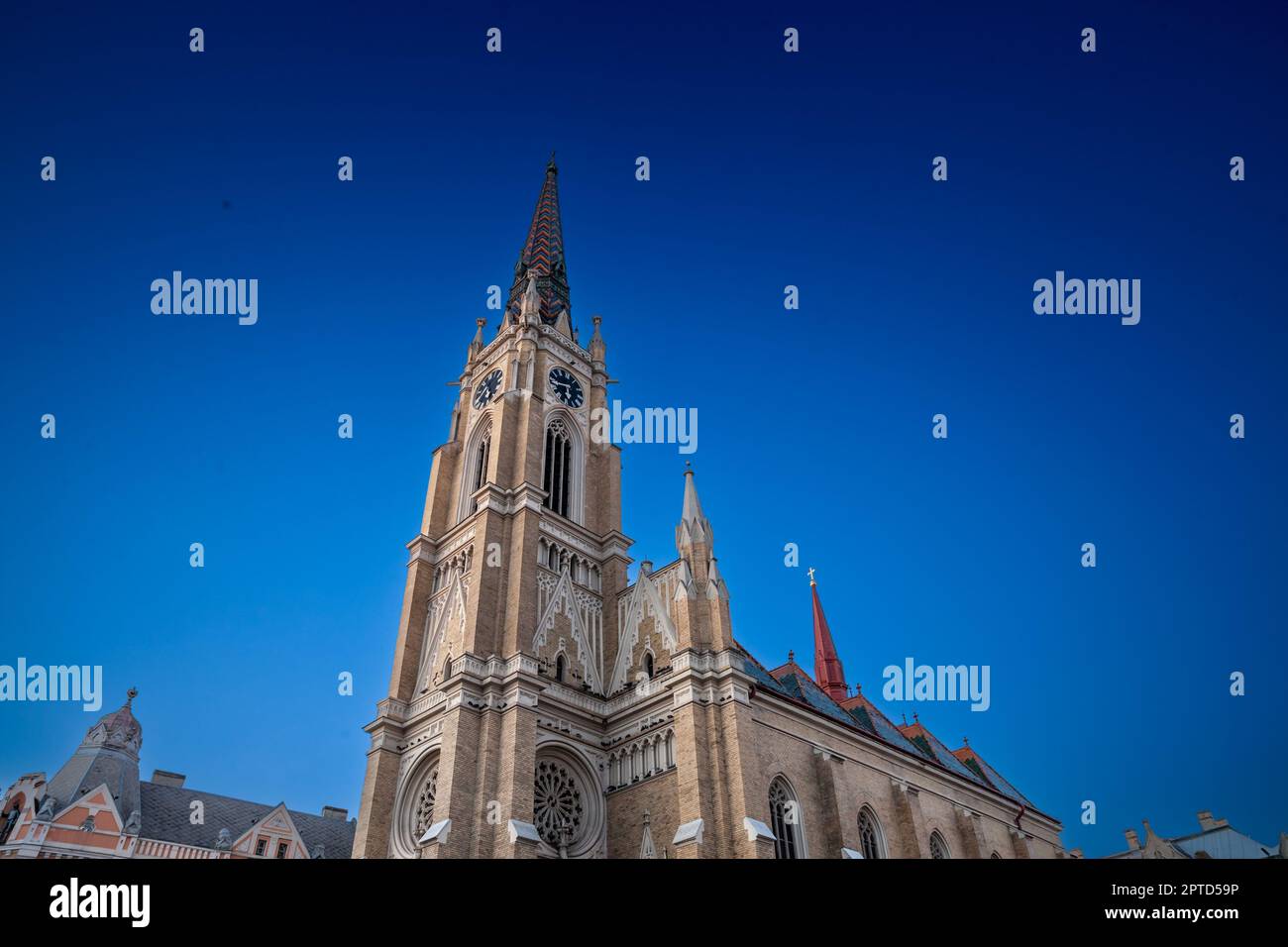 Picture of the Novi Sad cathedral. The Name of Mary Church is a Roman ...