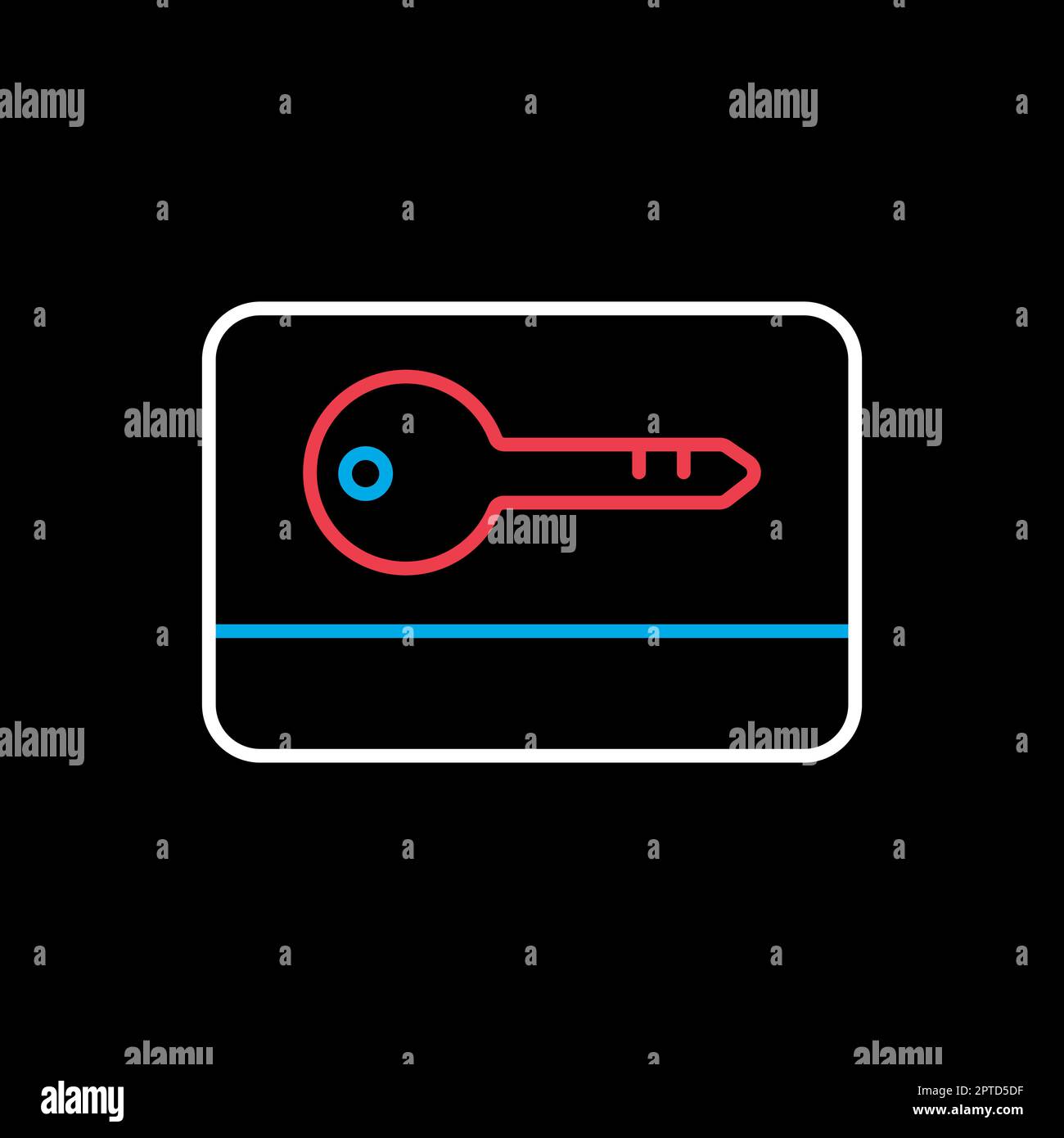 Keycard system Stock Vector Images - Alamy