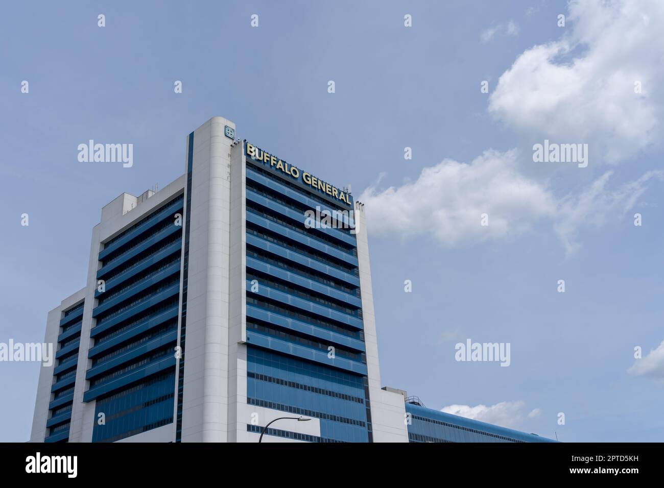Buffalo General Medical Center building is shown in Buffalo, NY, USA ...