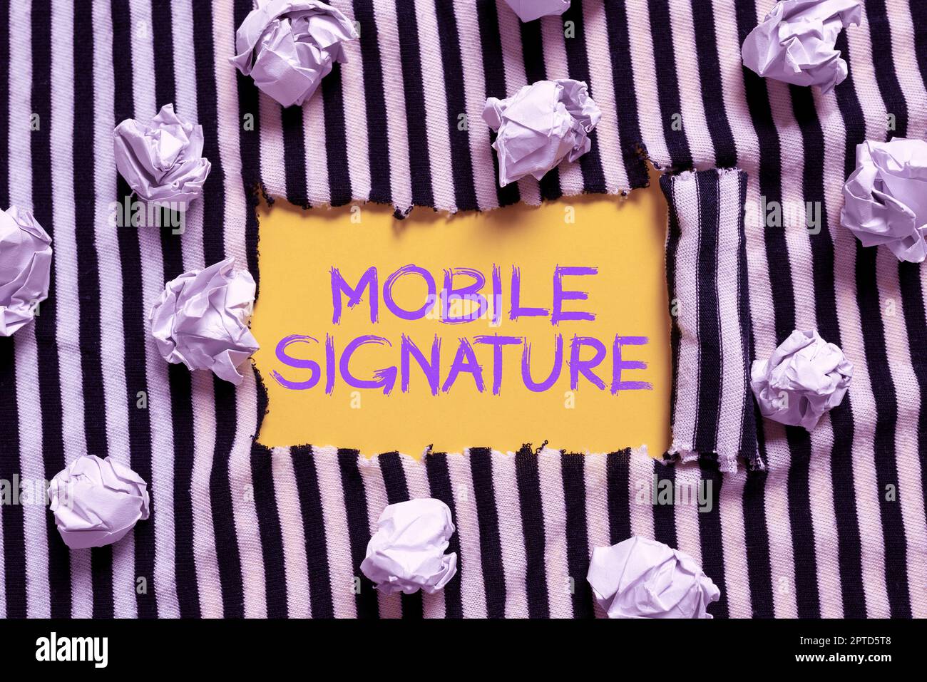 Handwriting Text Mobile Signature Business Idea Methodology That