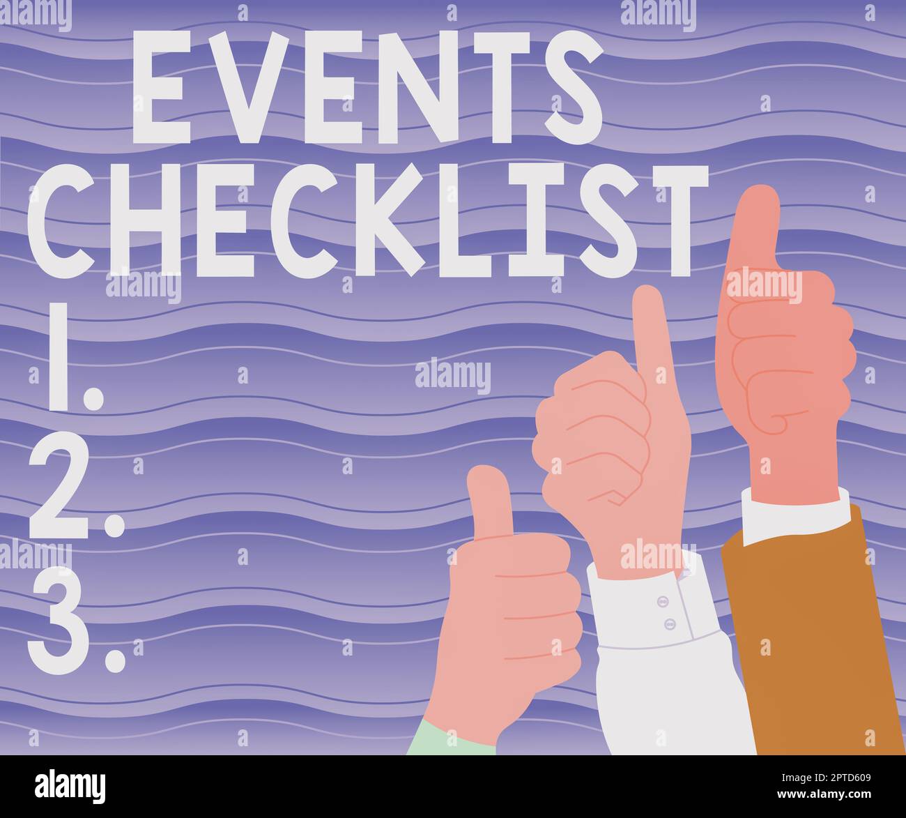Inspiration showing sign Events Checklist, Business idea invaluable ...