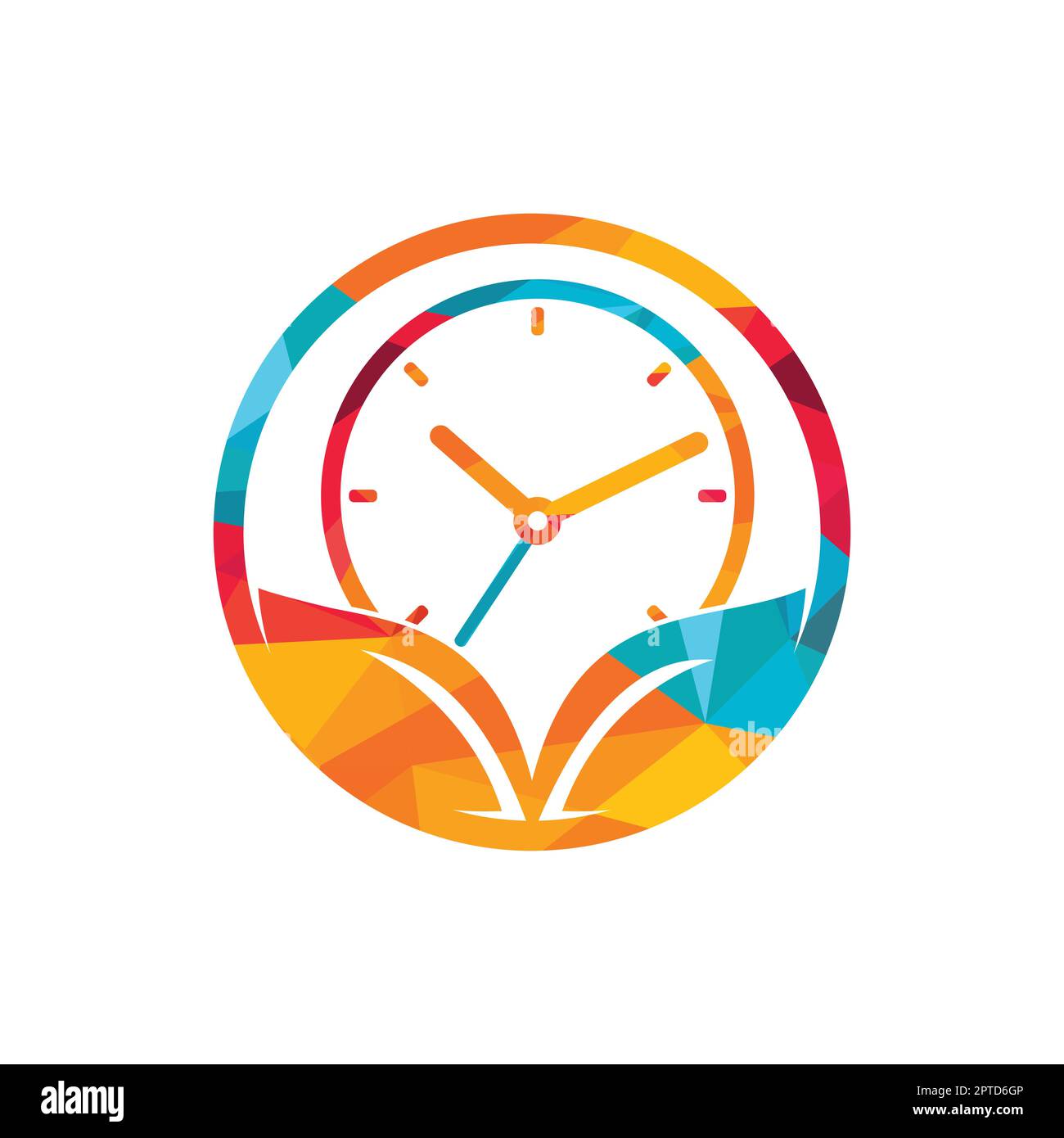 Nature time vector logo design template. Energy time and diet time logo ...
