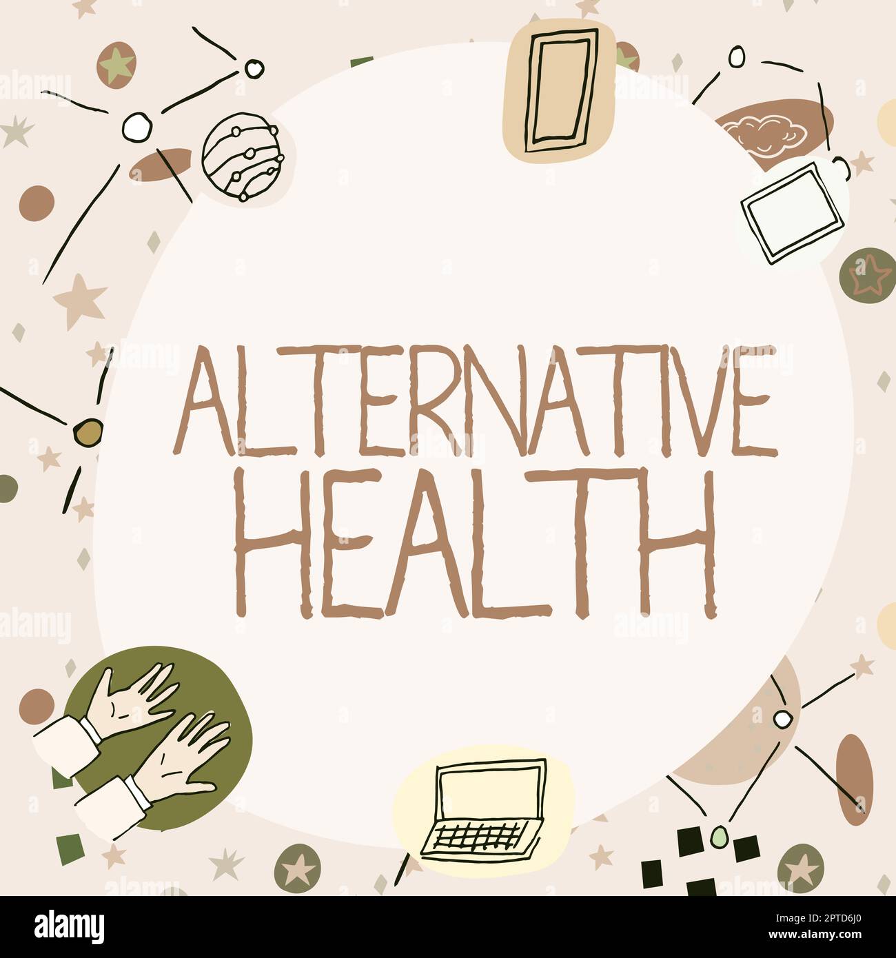Conceptual display Alternative Health, Concept meaning medical ...