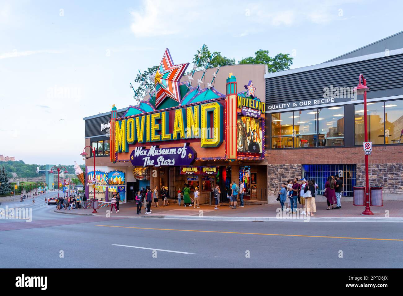 Niagara Falls, Ontario, Canada - June 29, 2022: View of Clifton Hill ...