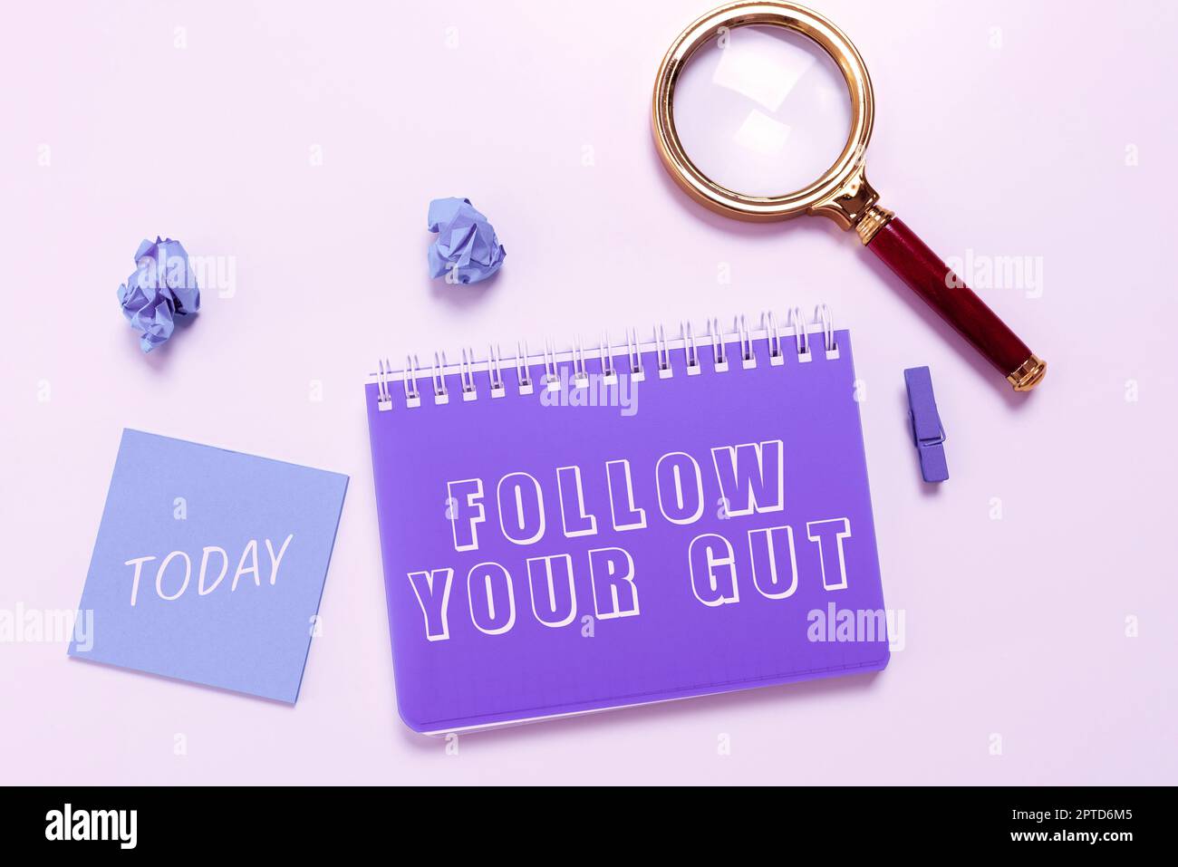Conceptual display Follow Your Gut, Word for Listen to intuition ... Conceptual display Follow Your Gut, Word for Listen to intuition ...