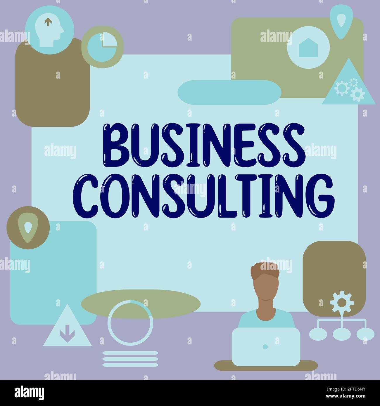 Conceptual display Business Consulting, Conceptual photo Overseeing ...