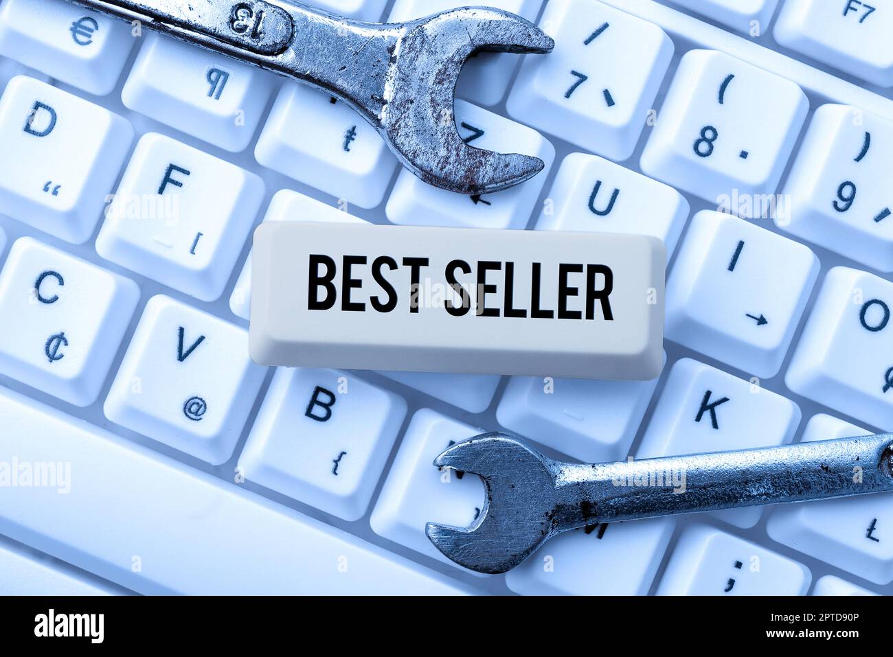 Text caption presenting Best Seller, Business showcase book or other ...