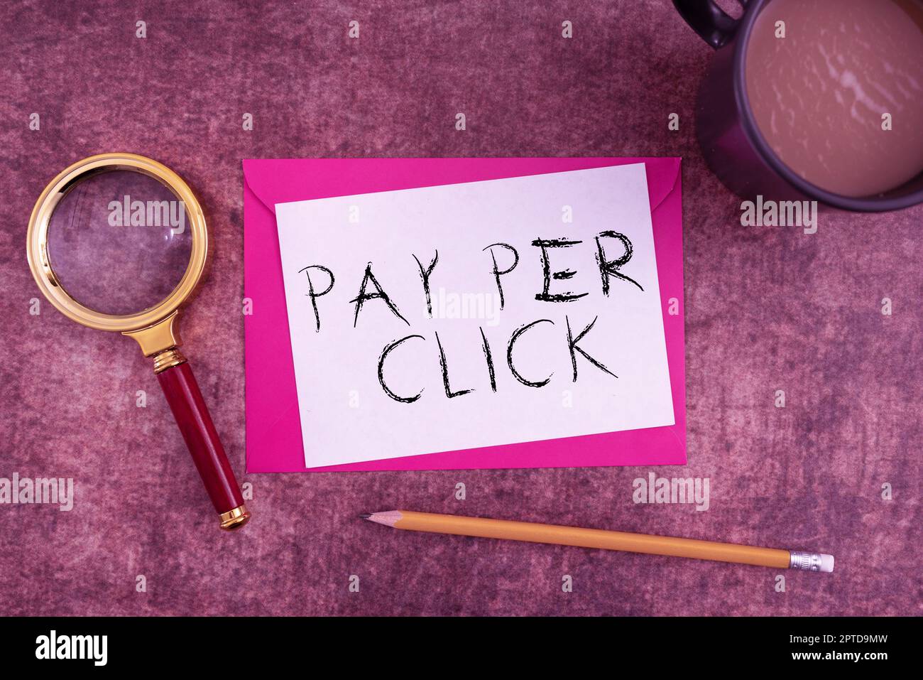 Text caption presenting Pay Per Click, Concept meaning Internet ...