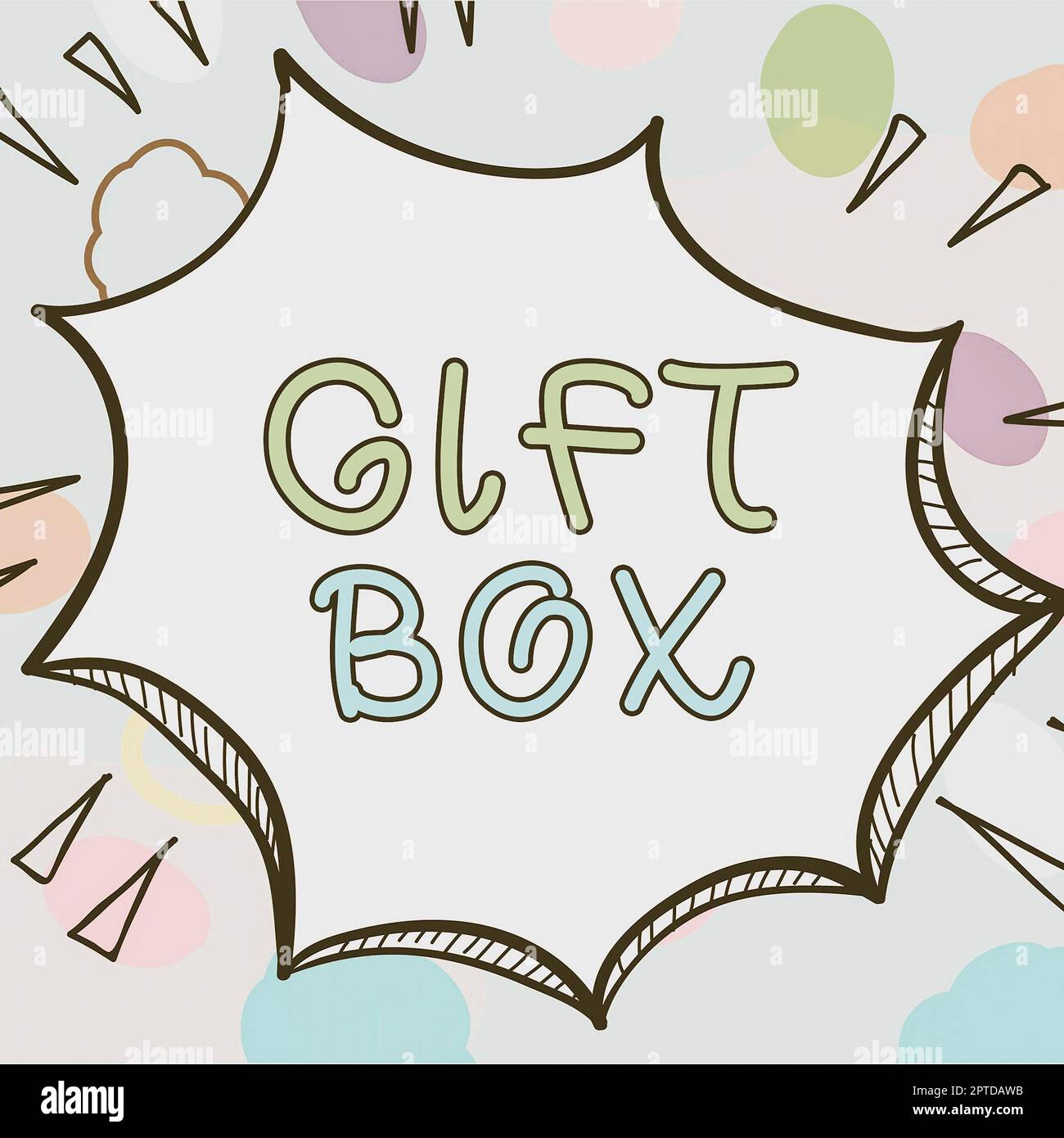 Writing displaying text Gift Box, Internet Concept A small cointainer ...