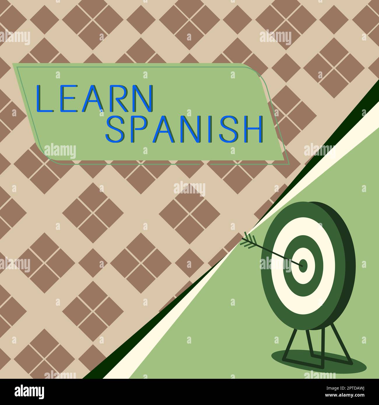 Text caption presenting Learn Spanish, Business showcase Translation ...