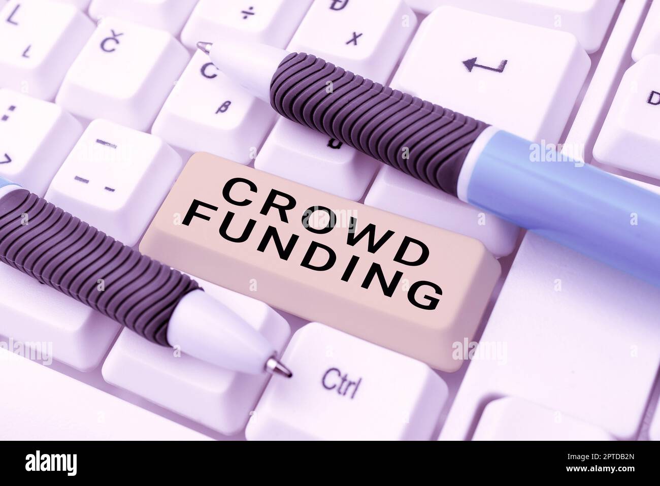 Conceptual caption Crowd Funding, Conceptual photo Fundraising ...