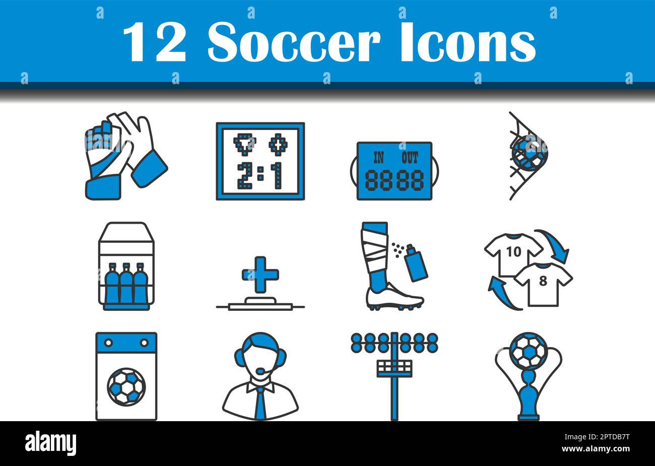 Soccer Icon Set Stock Vector Image & Art - Alamy