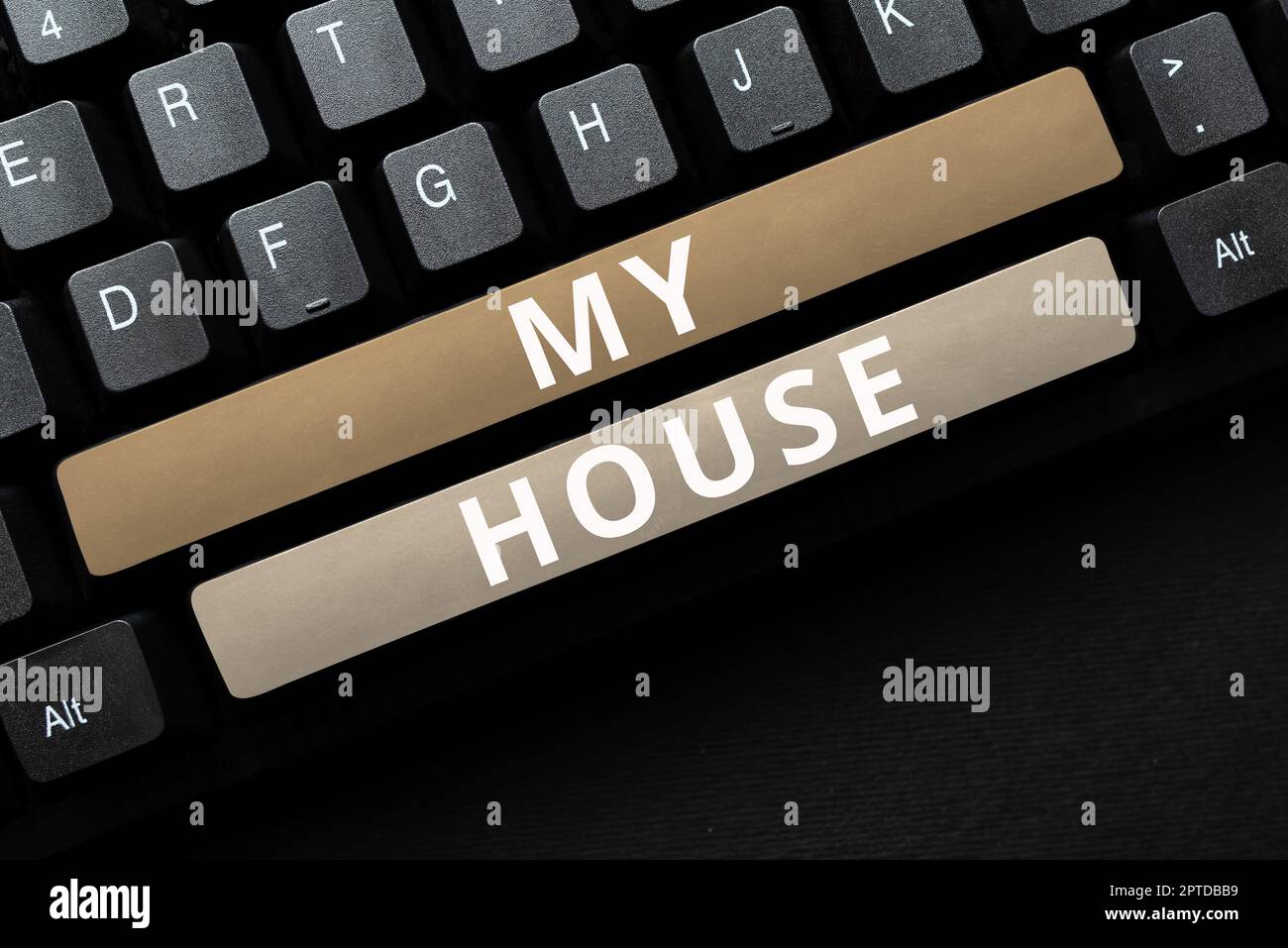 Handwriting text My House, Word for A place or building where i live ...