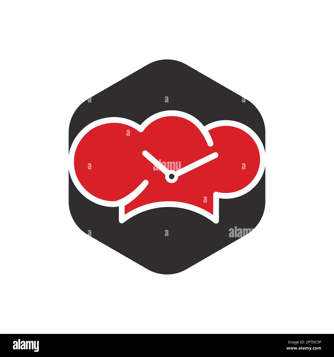 Cooking time vector logo design. Food time logo. Alarm clock and Cook ...