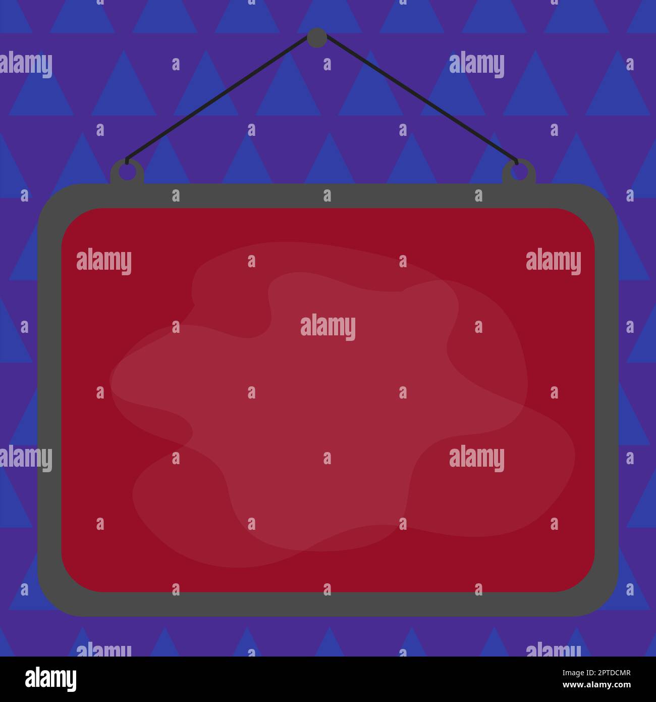 Asymmetrical uneven shaped format pattern object outline multicolour ...