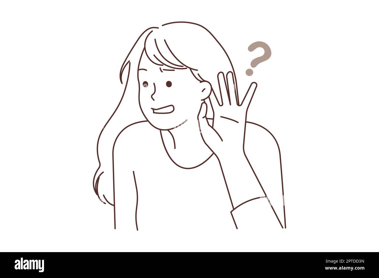 Confused person drawing Cut Out Stock Images & Pictures - Alamy