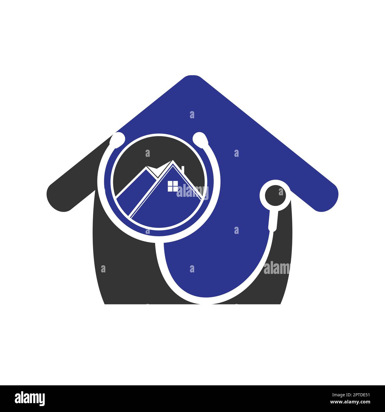 Doctor home vector logo design. House medical vector logo concept Stock ...