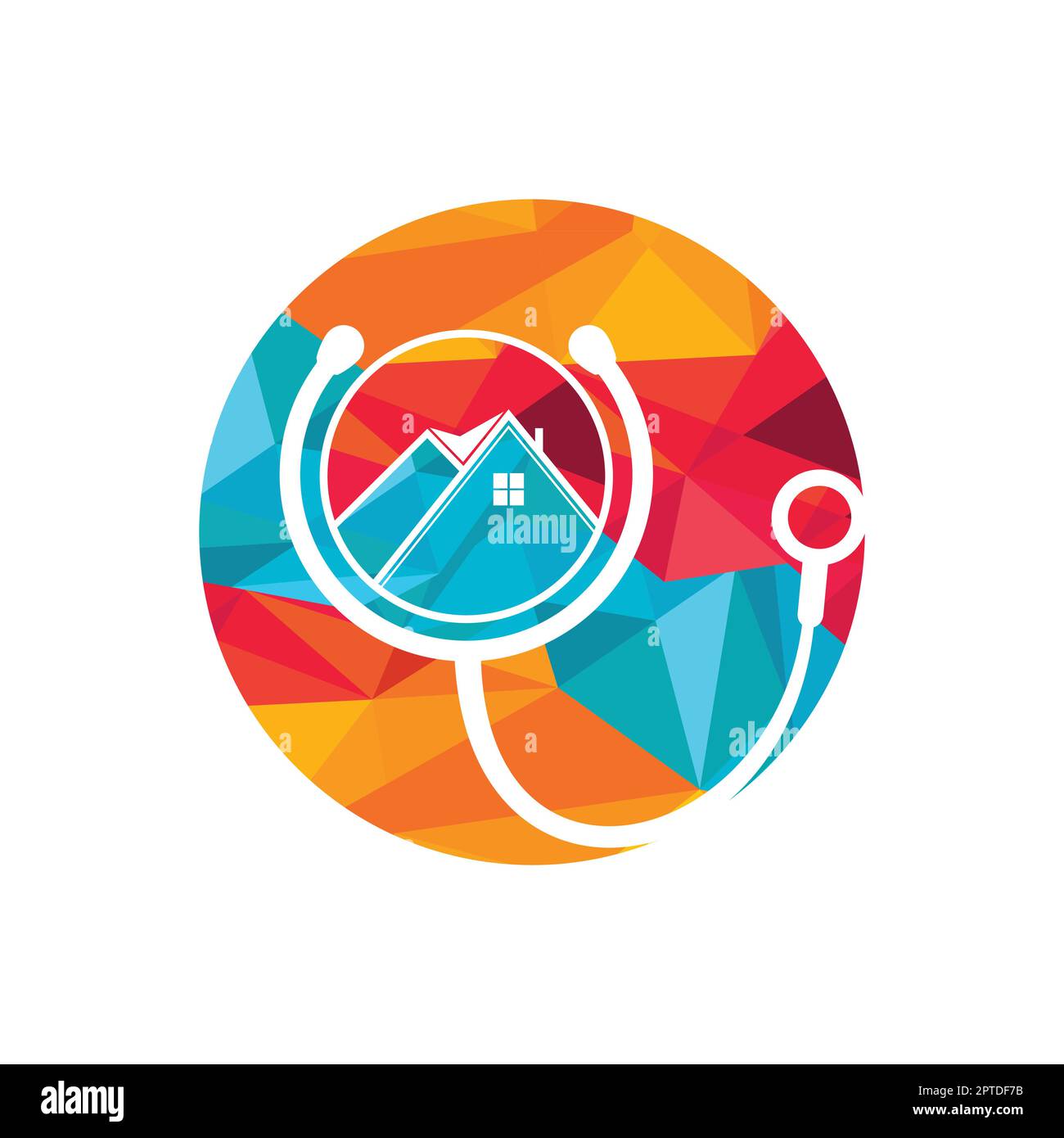 Doctor home vector logo design. House medical vector logo concept Stock ...