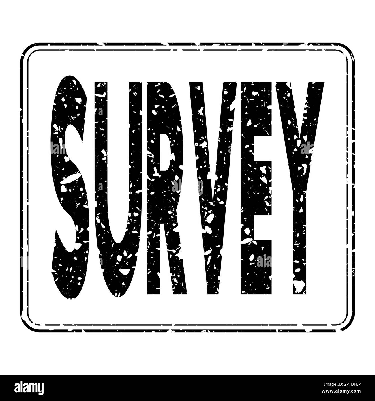 Survey stamp Black and White Stock Photos & Images - Alamy