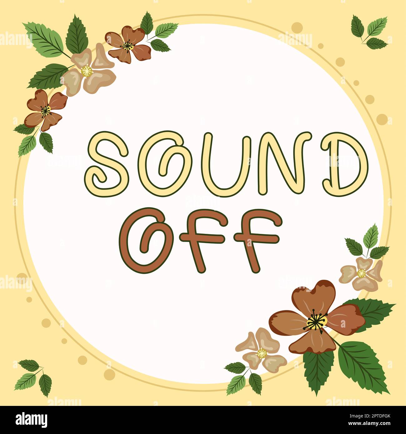 Hand writing sign Sound Off, Business approach To not hear any kind of ...