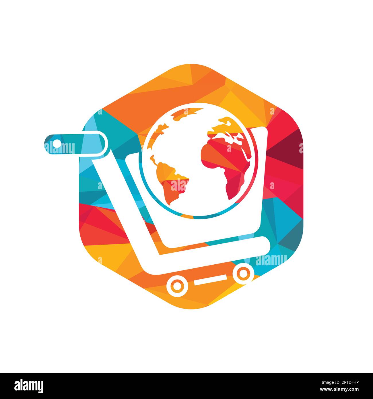 Globe shopping cart vector logo design. Online Shop logo designs ...